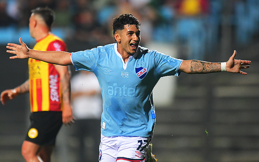 Exequiel Mereles“Lasarte me pidió en el partido que juegue tranquilo y que lo haga con naturalidad.”